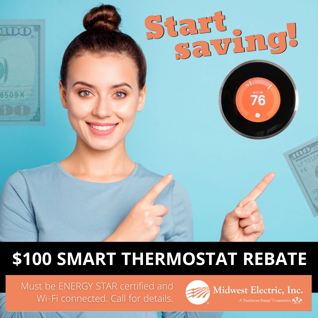 Smart Thermostat Rebates | Midwest Electric, Inc